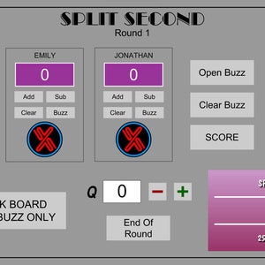 Split Second - Game Show Software - Etsy