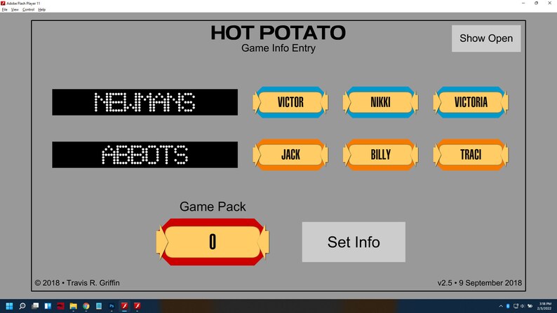 Hot Potato Game Show Software - Etsy