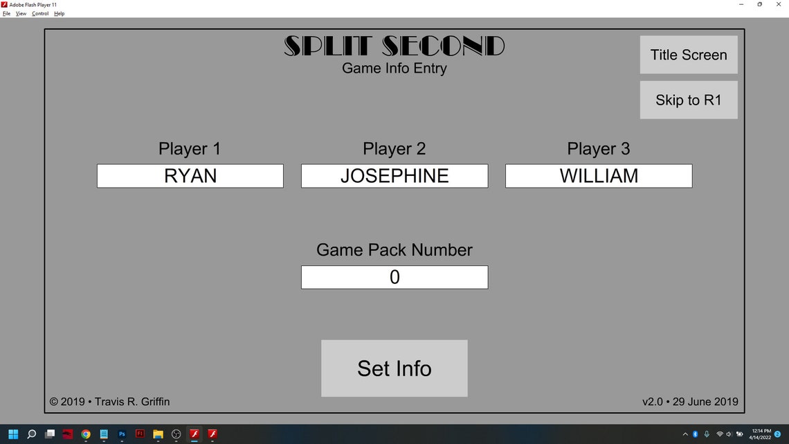 Split Second Game Show Software - Etsy