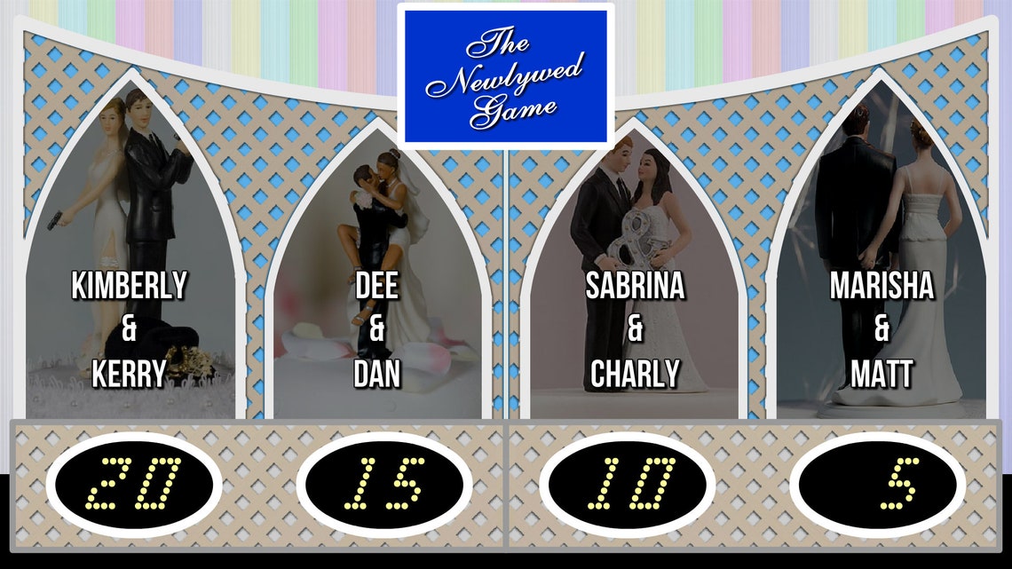 The Newlywed Game - Game Show Software - Etsy