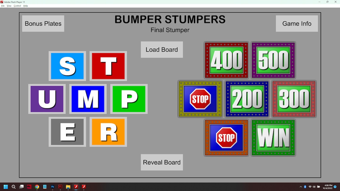 Bumper Stumpers Game Show Software - Etsy