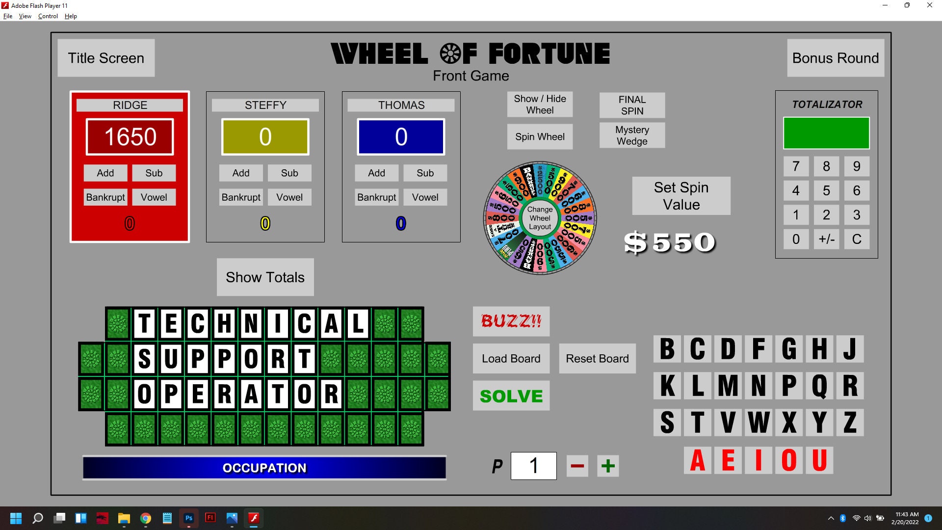 Wheel of Fortune - Game Show Software - Etsy