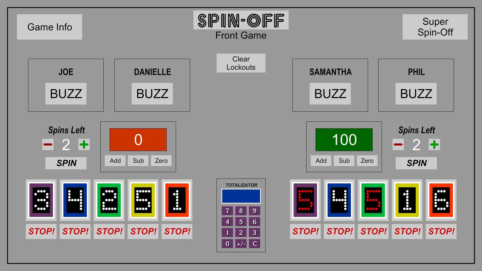 Spin-off - Game Show Software - Etsy