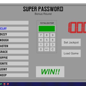 Super Password - Game Show Software - Etsy Canada