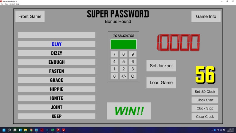 Super Password - Game Show Software - Etsy