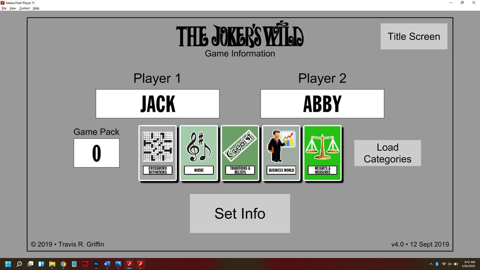 The Joker's Wild Game Show Software - Etsy