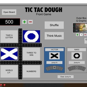 Tic Tac Dough Game Show Software - Etsy