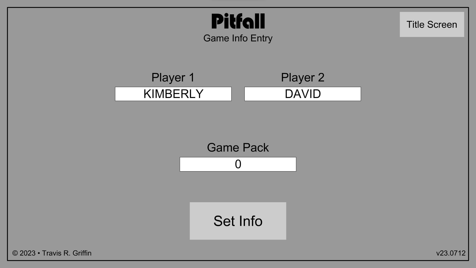 Pitfall - Game Show Software - Etsy
