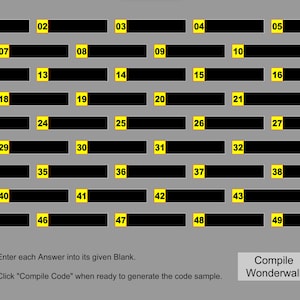 Winning Lines: Wonderwall - Game Show Software - Etsy