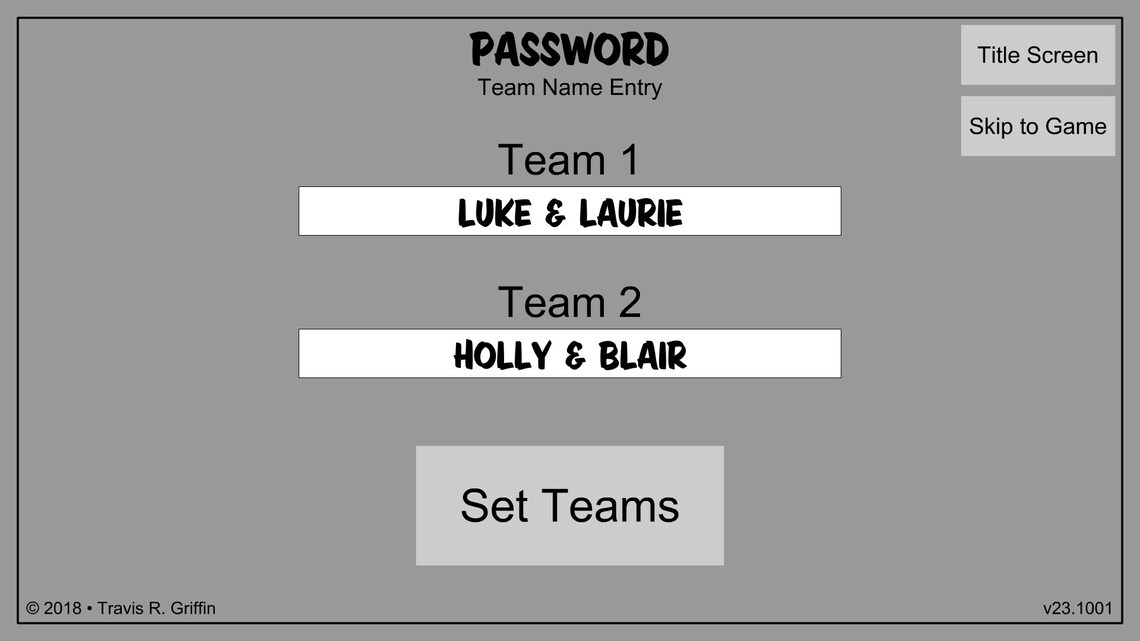 Password Game Show Software - Etsy