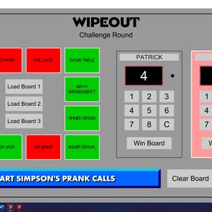 Wipeout - Game Show Software - Etsy