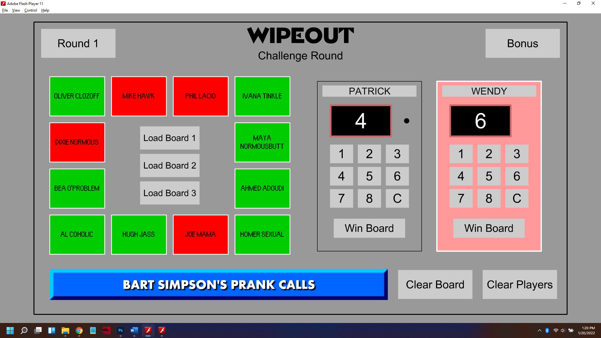 Wipeout Game Show Software - Etsy