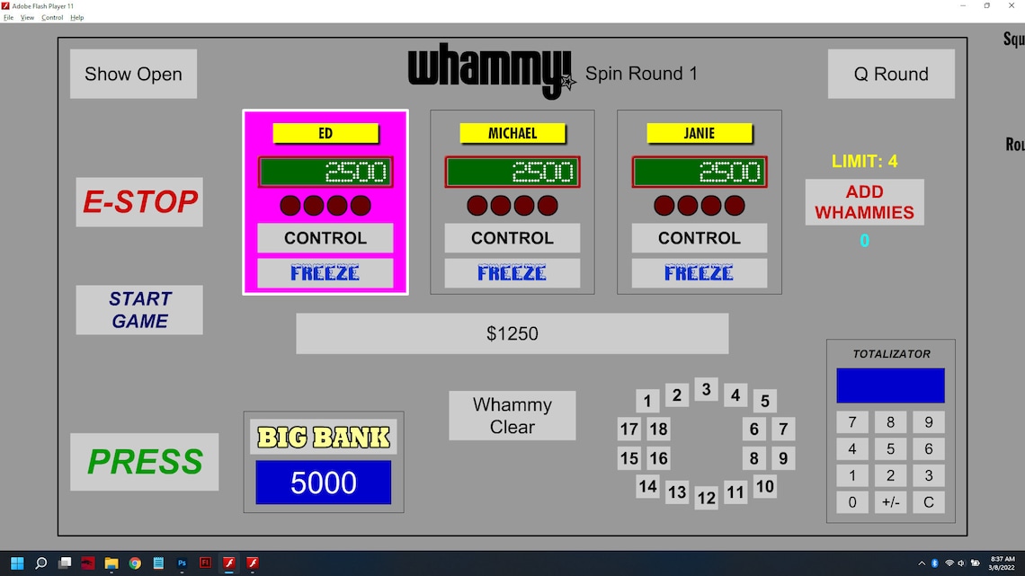 Whammy Game Show Software - Etsy
