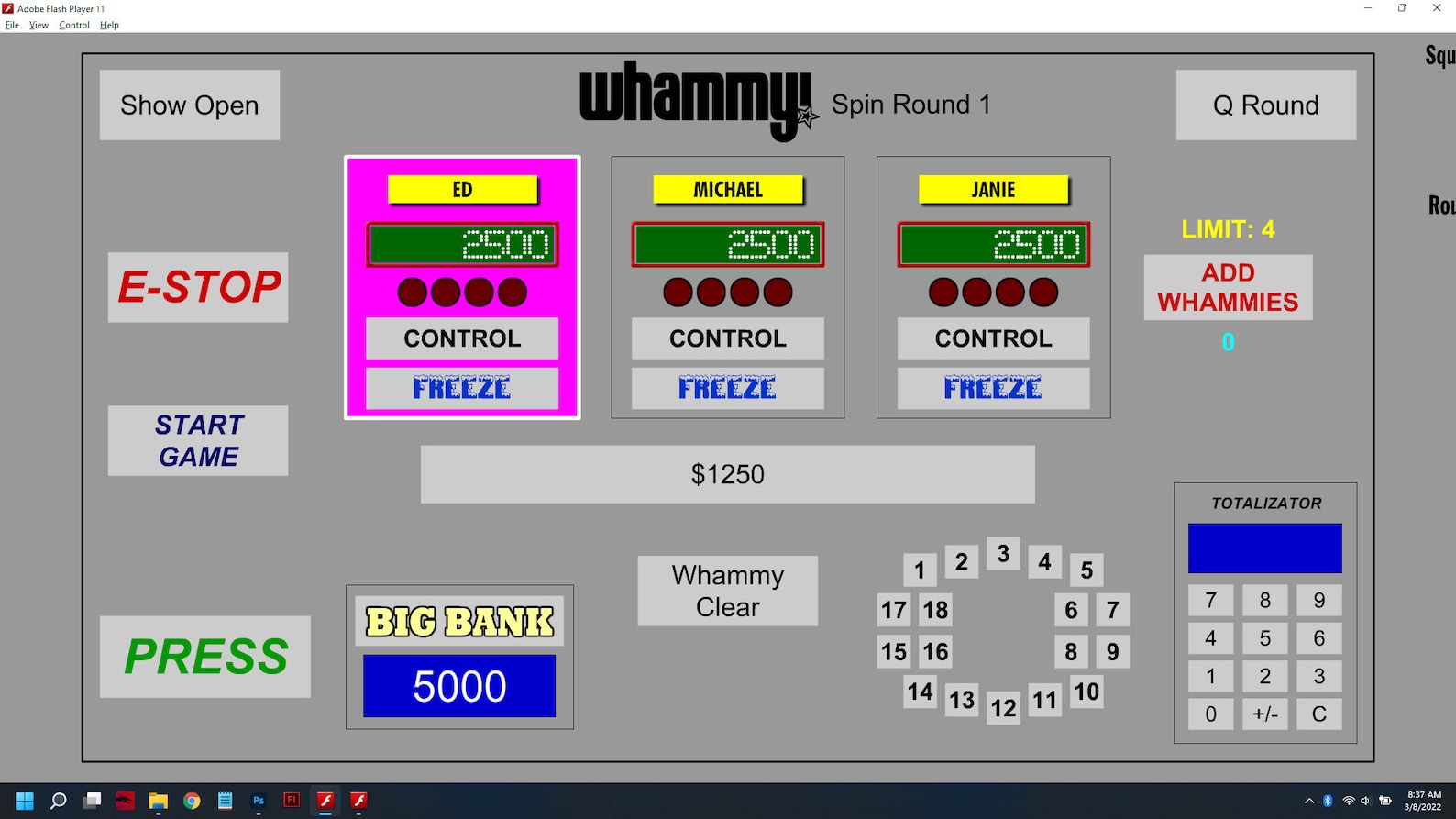 Whammy Game Show Software - Etsy