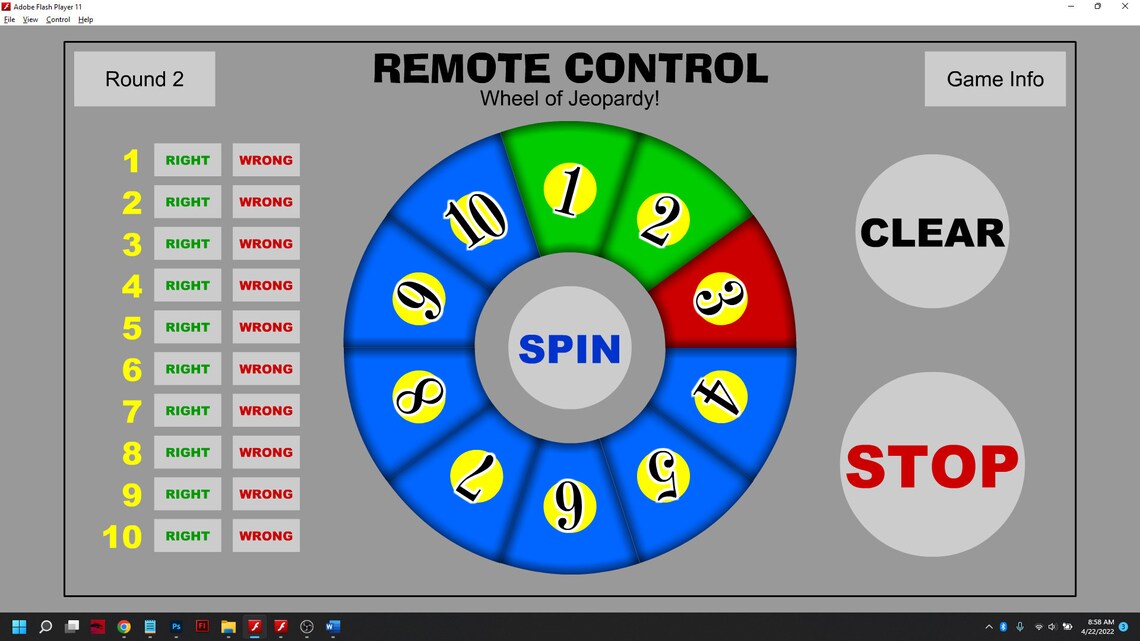 Remote Control Game Show Software - Etsy