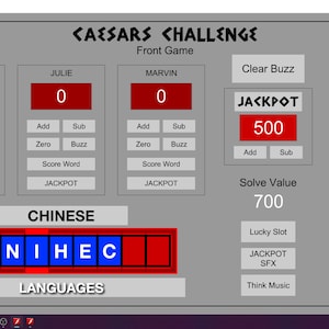 Caesars Challenge - Game Show Software - Etsy