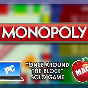 Monopoly - "once Around the Block" Solo Variant - Etsy