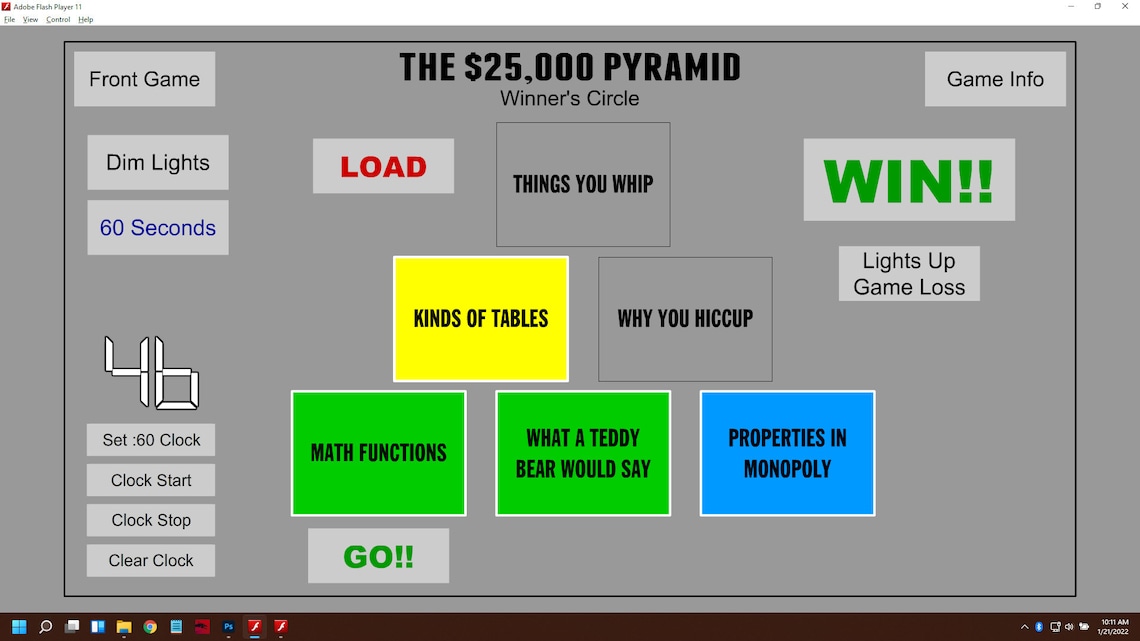 Pyramid Game Show Software - Etsy