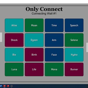 Only Connect - Game Show Software - Etsy