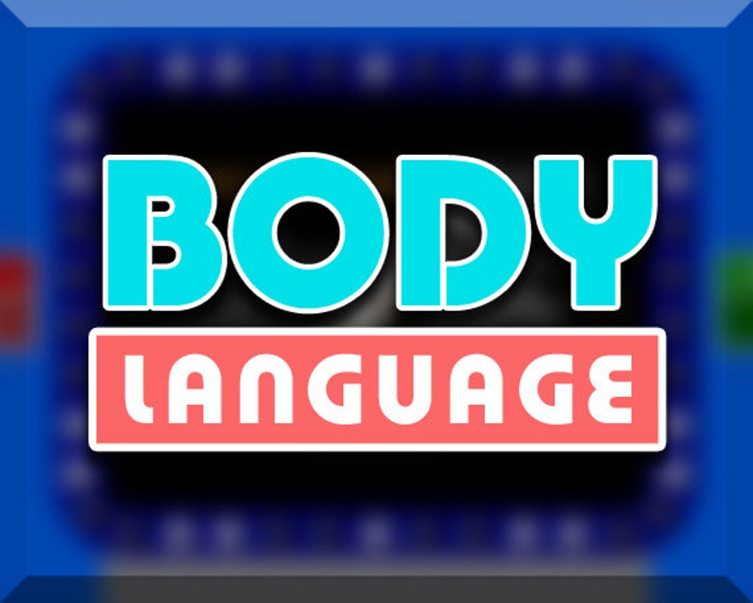 Body Language Game Show Software Etsy Body Language Game Show Software Etsy