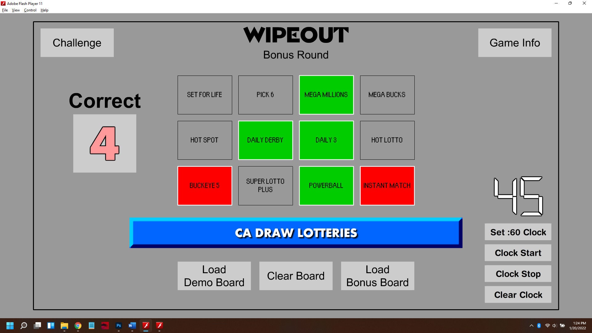 Wipeout Game Show Software - Etsy
