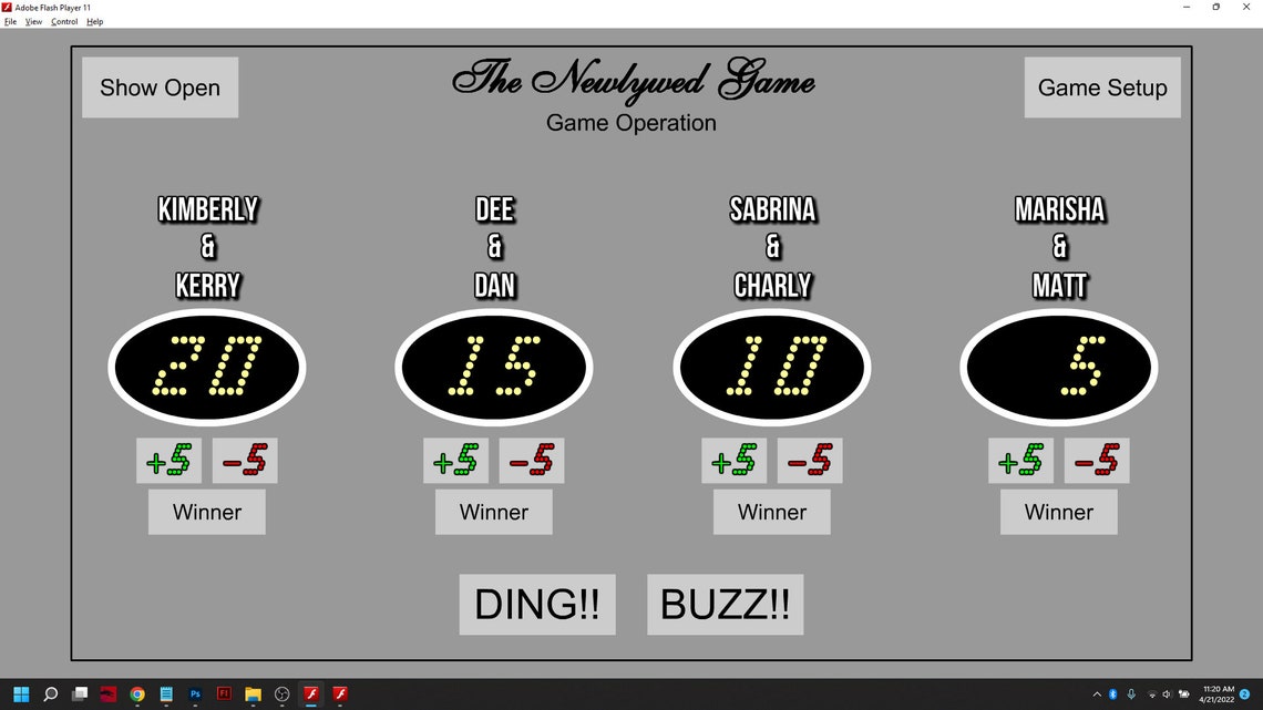 The Newlywed Game - Game Show Software - Etsy