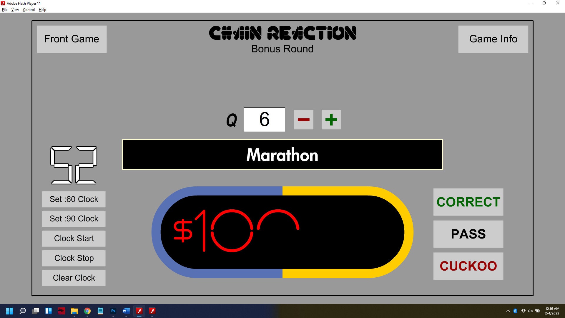 Chain Reaction - Game Show Software - Etsy