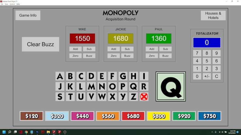 Monopoly - Game Show Software - Etsy
