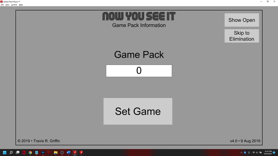 Now You See It Game Show Software - Etsy