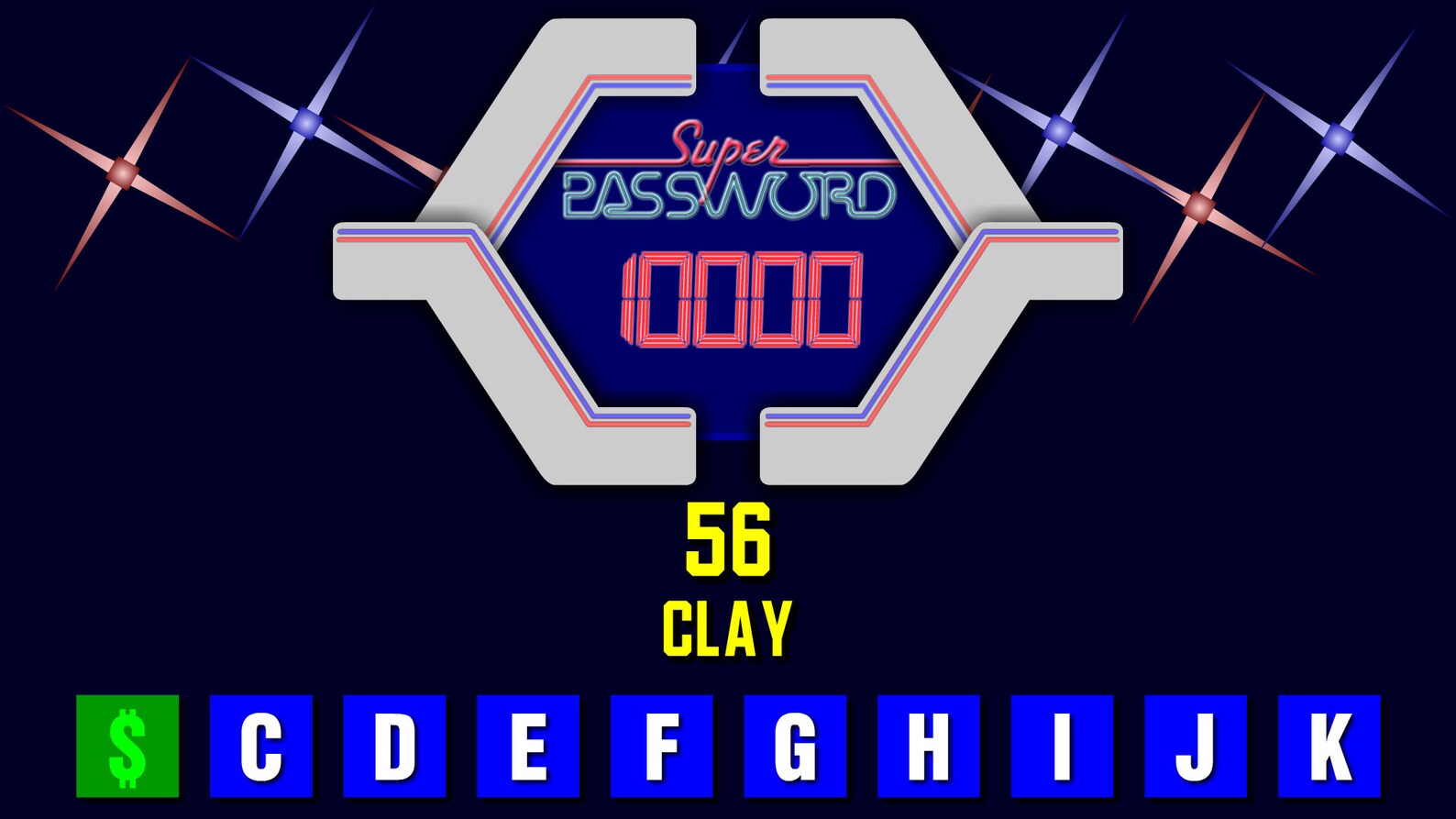 Super Password Game Show Software - Etsy
