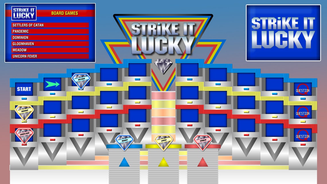 Strike It Lucky Game Show Software - Etsy