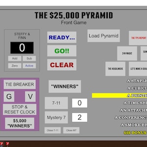 Pyramid - Game Show Software - Etsy