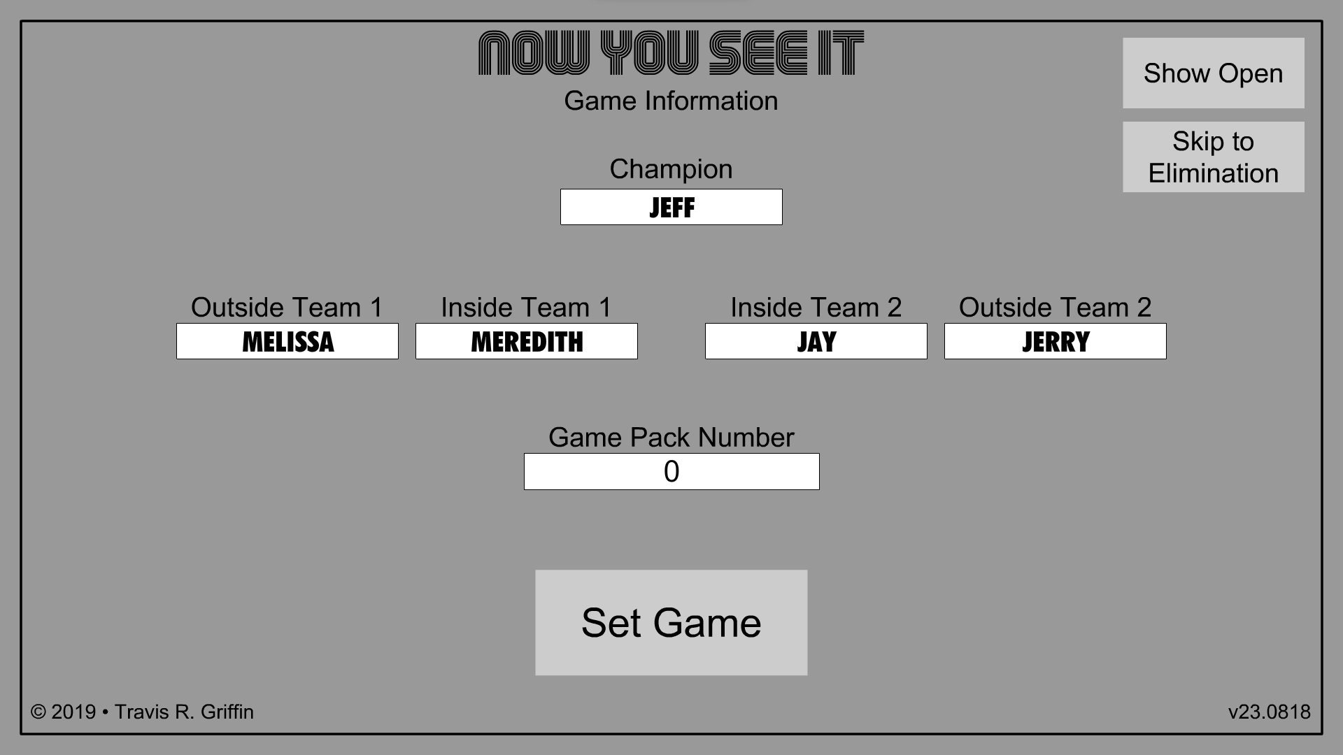 Now You See It Game Show Software - Etsy