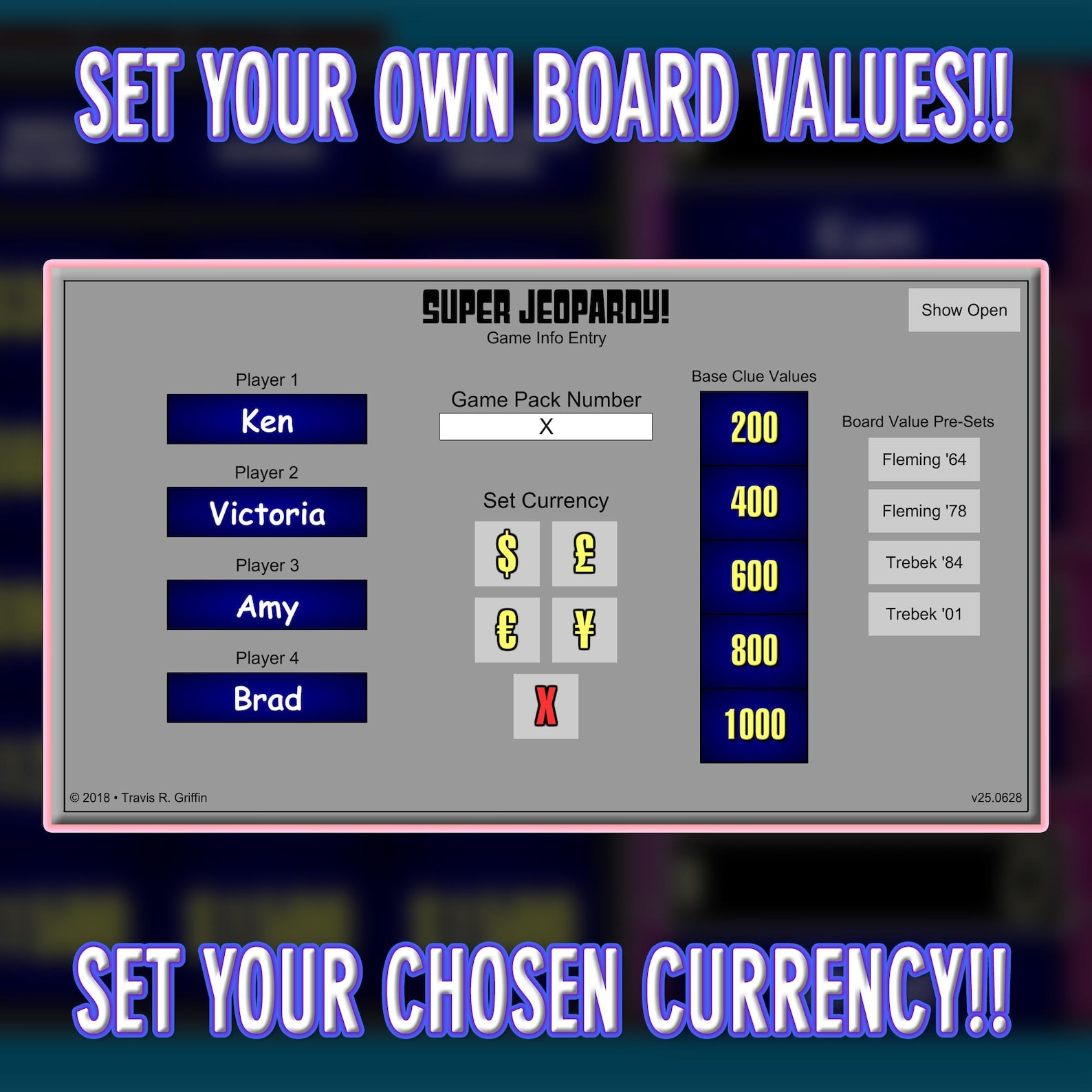 Jeopardy: Deluxe Edition - Game Show Software - Etsy