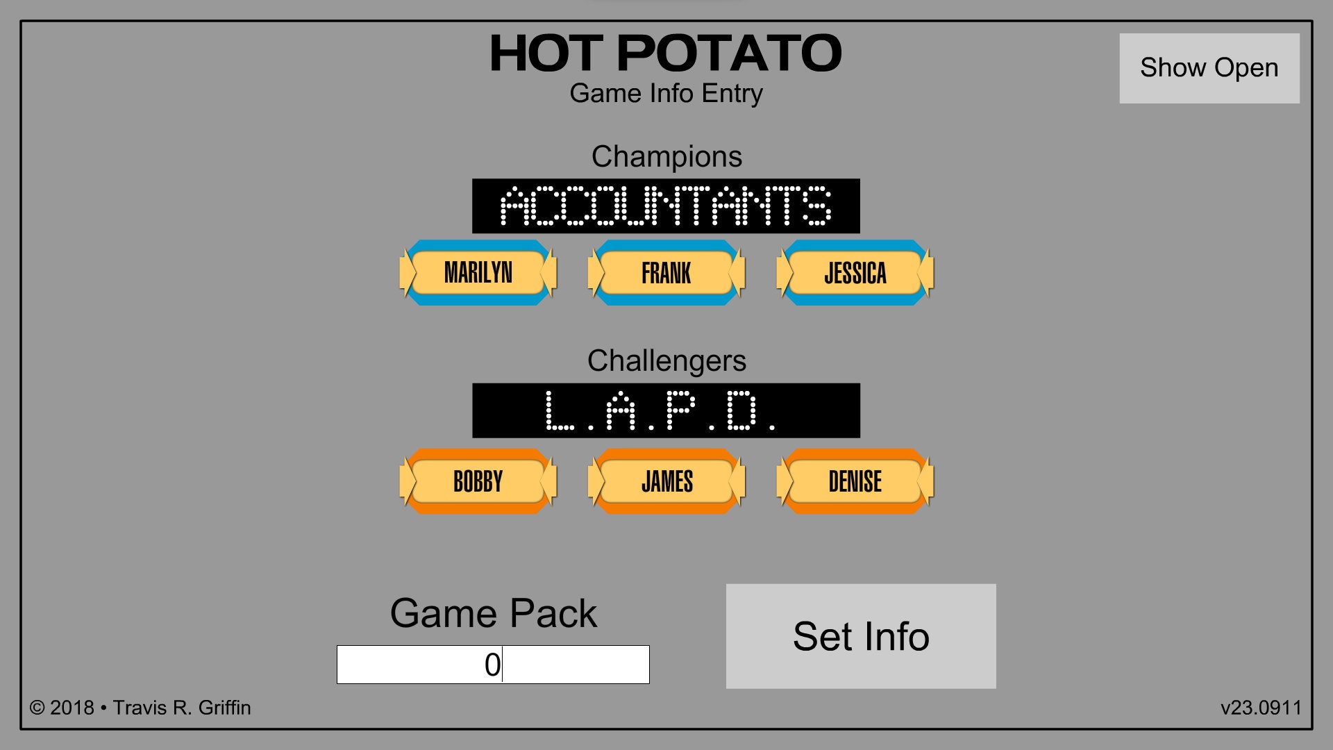 Hot Potato Game Show Software - Etsy