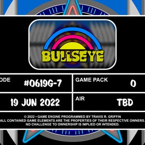 Bullseye - Game Show Software - Etsy