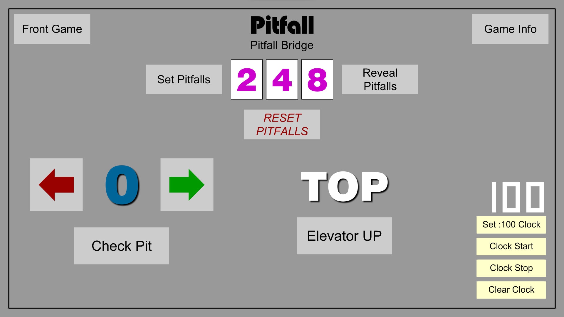 Pitfall Game Show Software - Etsy