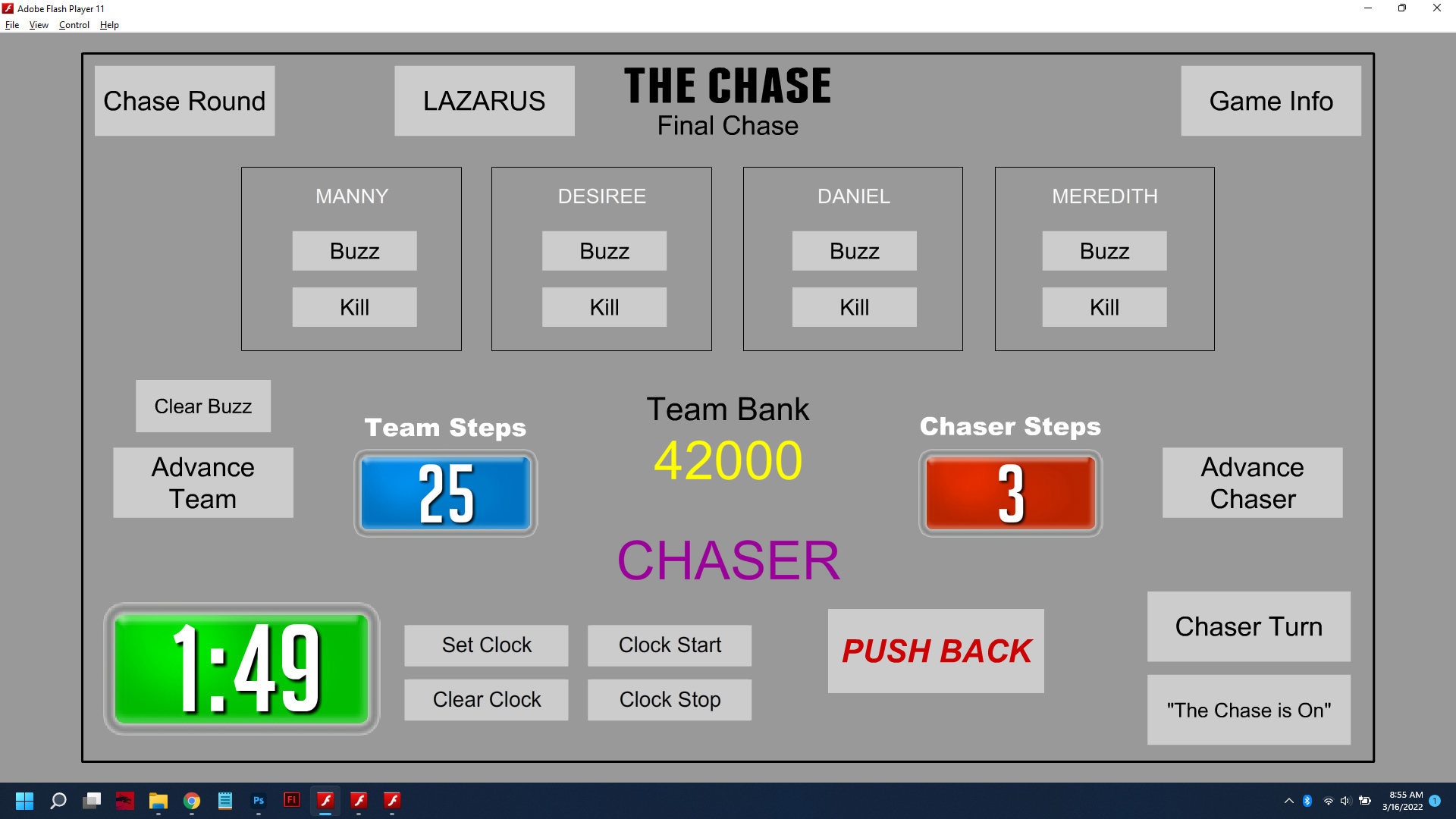 The Chase Game Show Software - Etsy