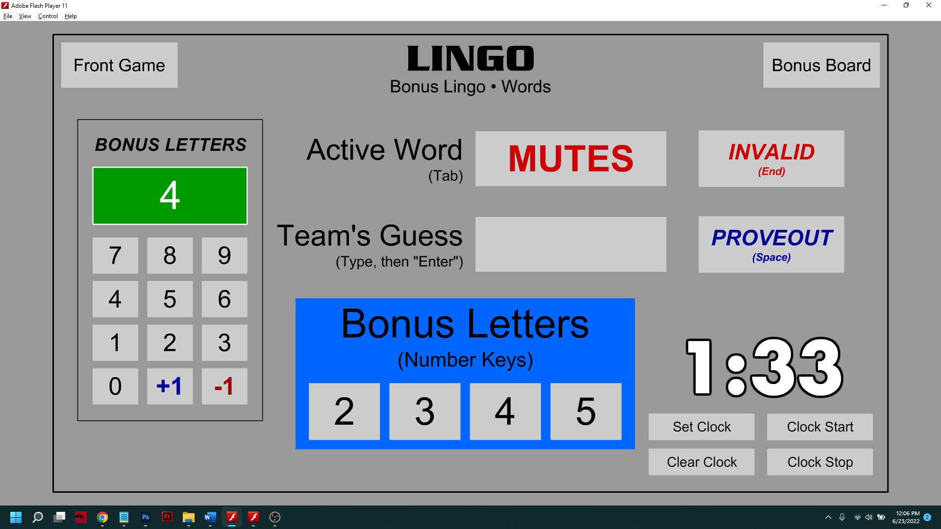Lingo Game Show Software - Etsy