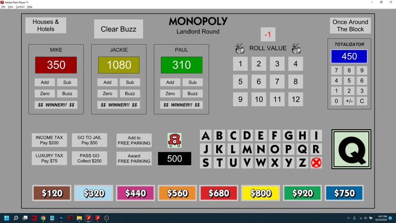 Monopoly Game Show Software - Etsy
