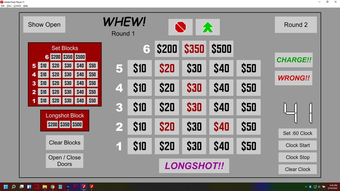 Whew Game Show Software - Etsy