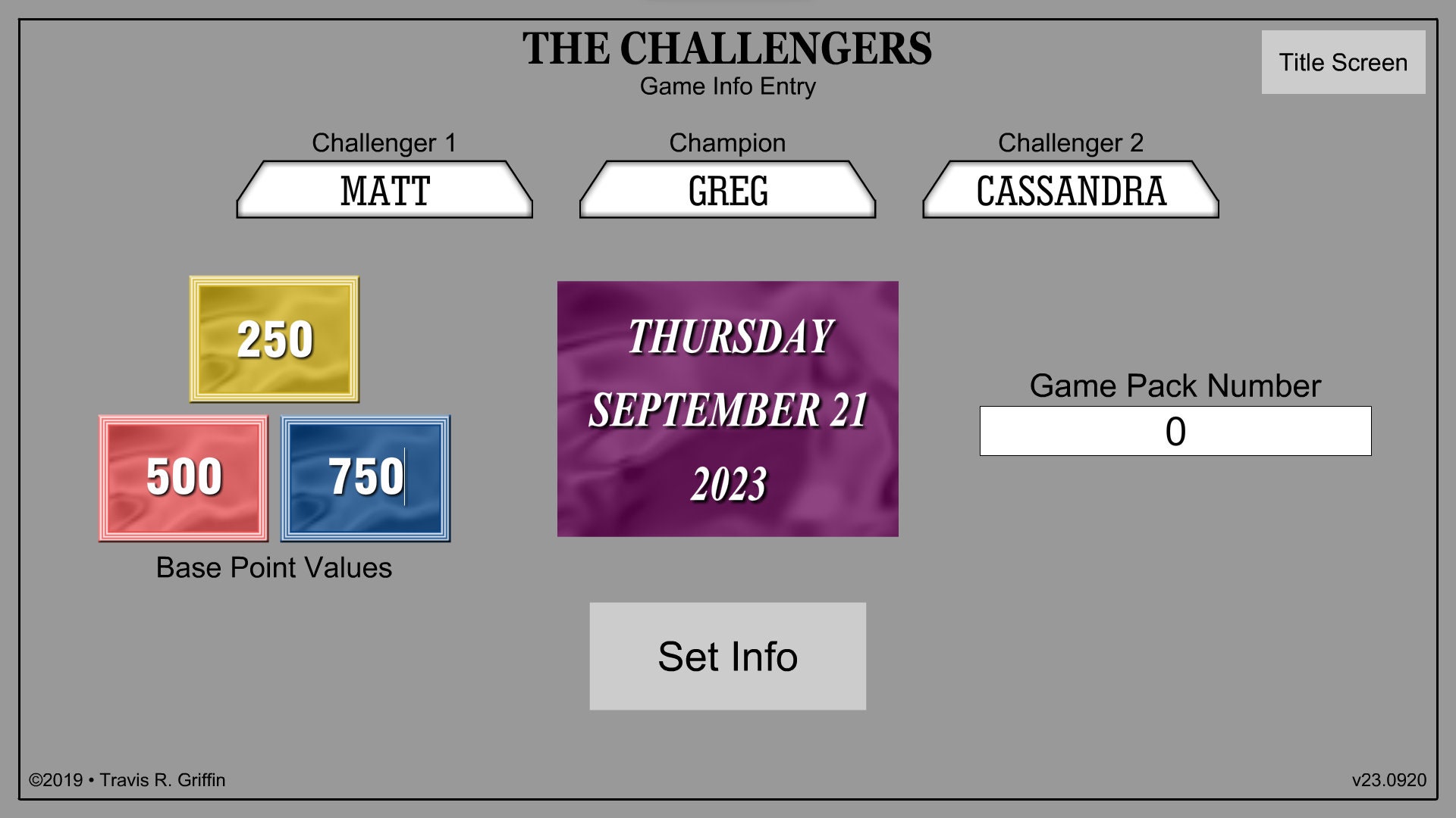 The Challengers - Game Show Software - Etsy