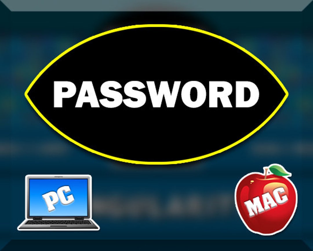 Password - Game Show Software - Etsy