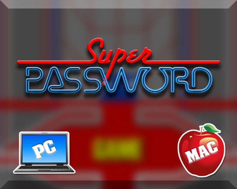 Super Password Game Show Software - Etsy