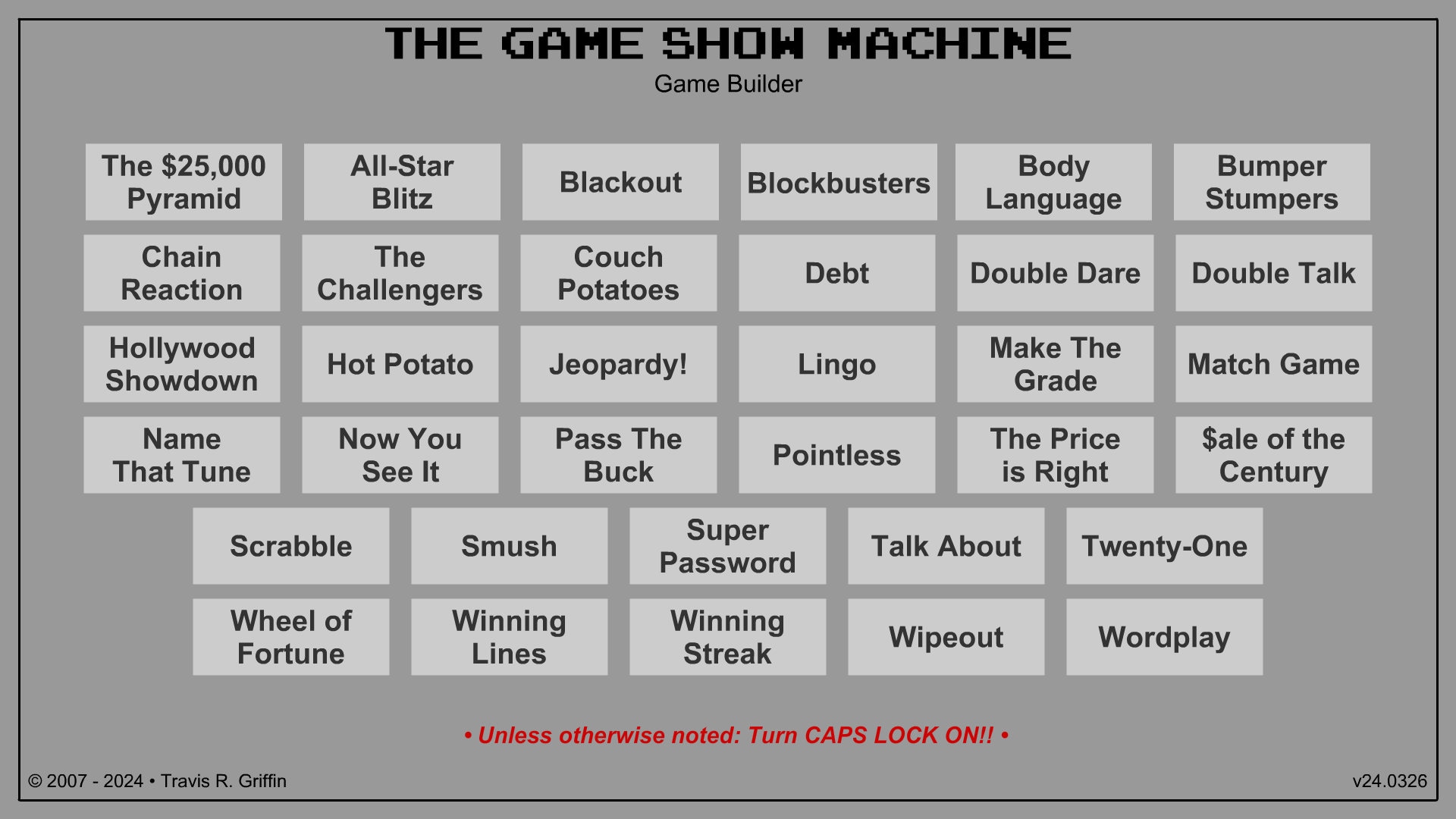 Game Show Machine Software: Trivia, Puzzles, Challenges (digital ...