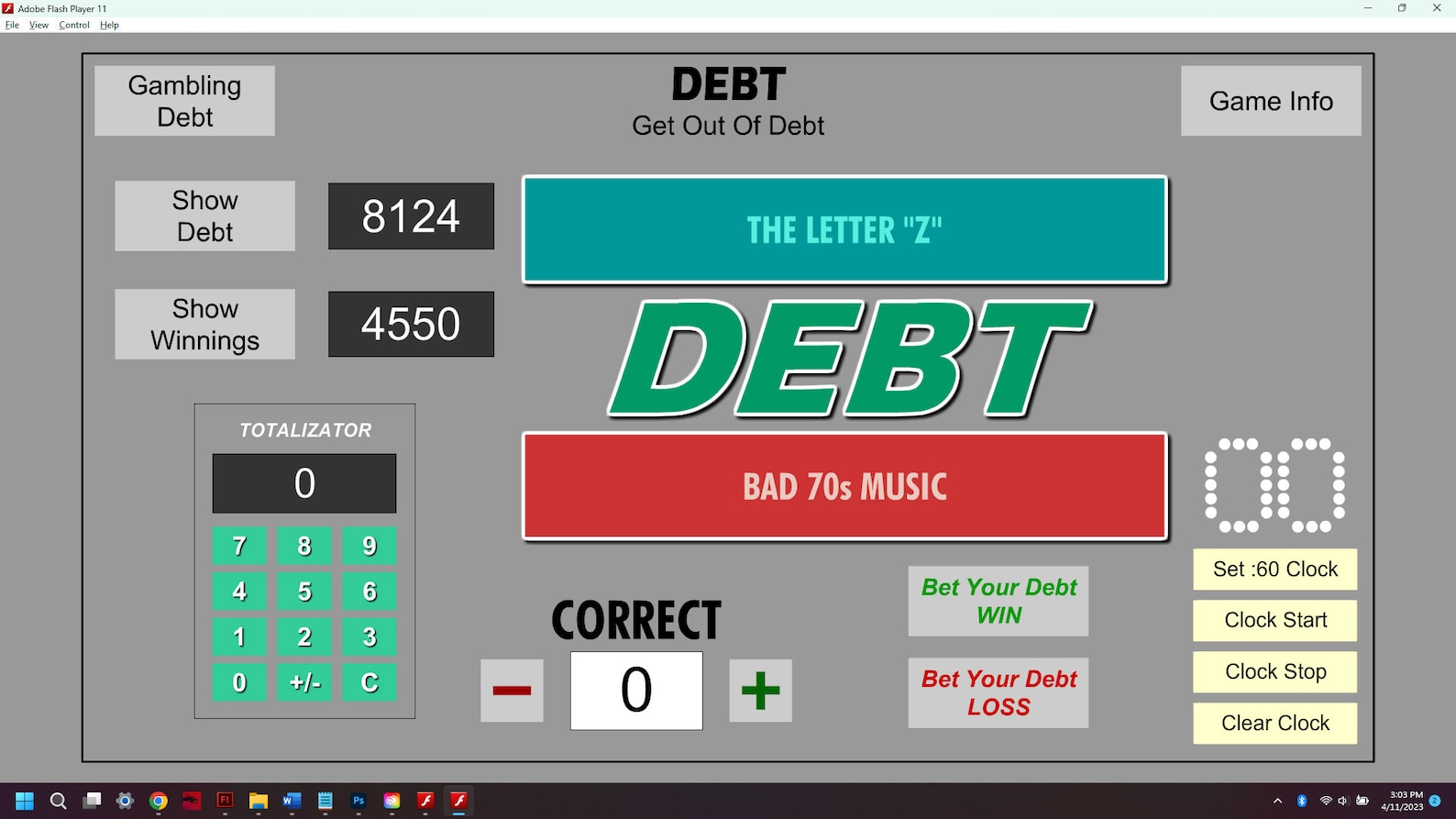 Debt - Game Show Software - Etsy