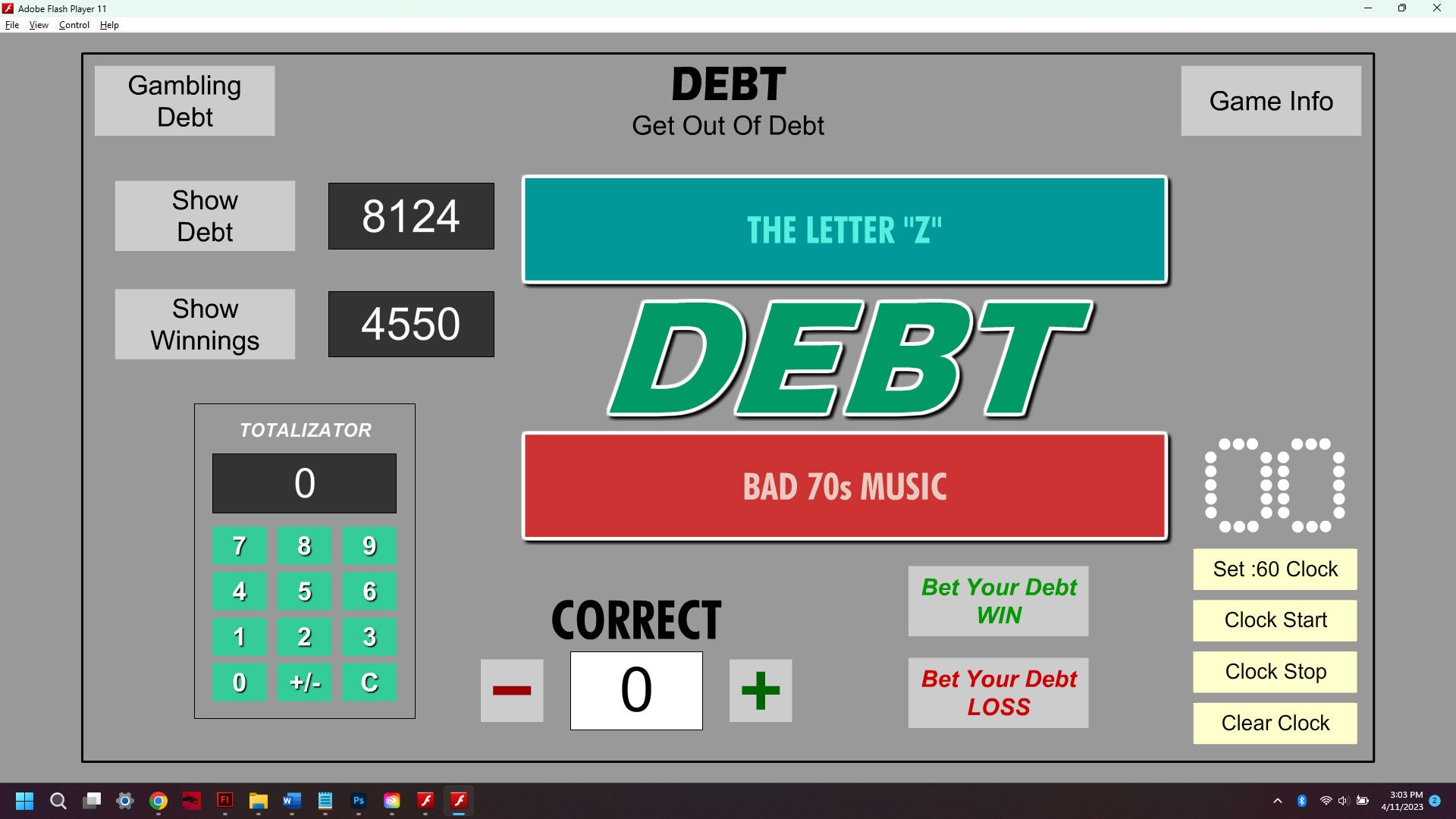 Debt Game Show Software - Etsy