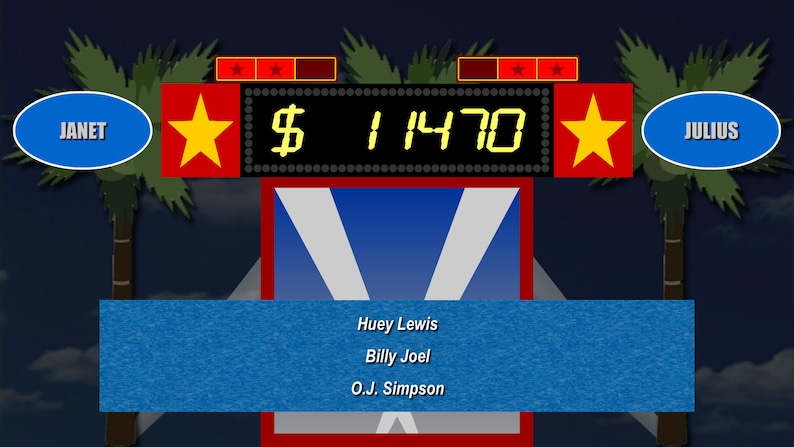 Hollywood Showdown - Game Show Software - Etsy