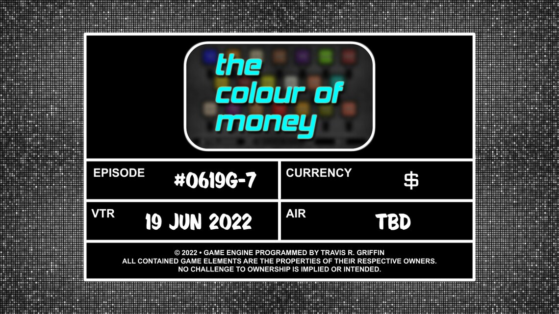 The Colour of Money - Game Show Software - Etsy