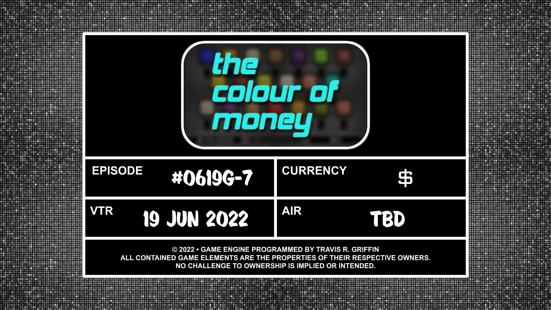The Colour of Money - Game Show Software - Etsy